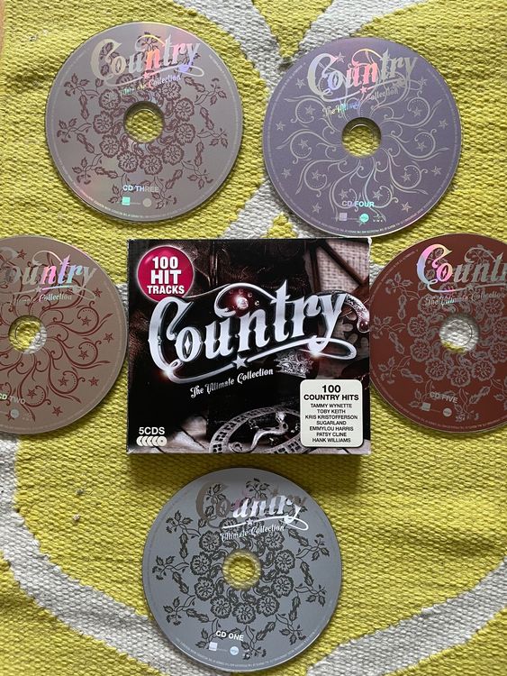 THE ULTIMATE COUNTRY COLLECTION-5CD BOX SET 100 COUNTRY HITS (Gebraucht ...