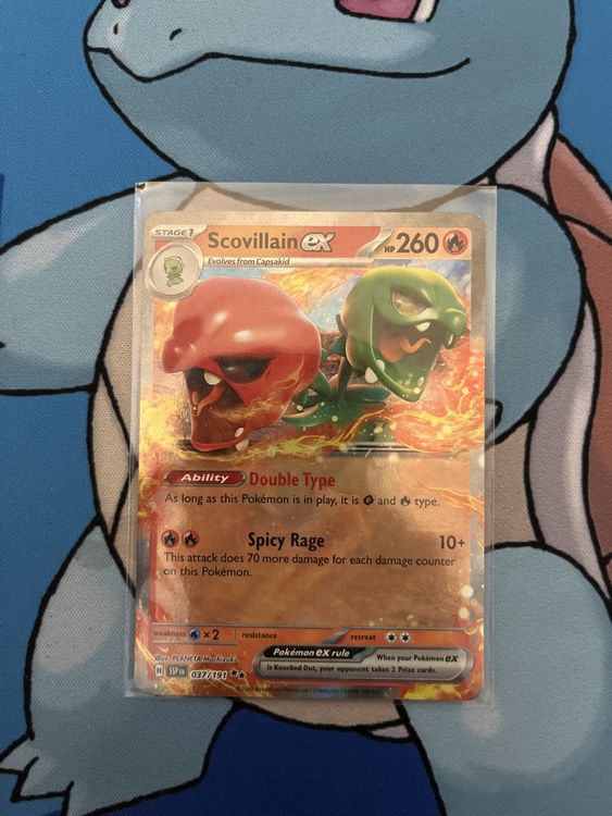 Pokémon Scovillain EX 037/191 - Sparging Sparks EN (Gebraucht) in ...