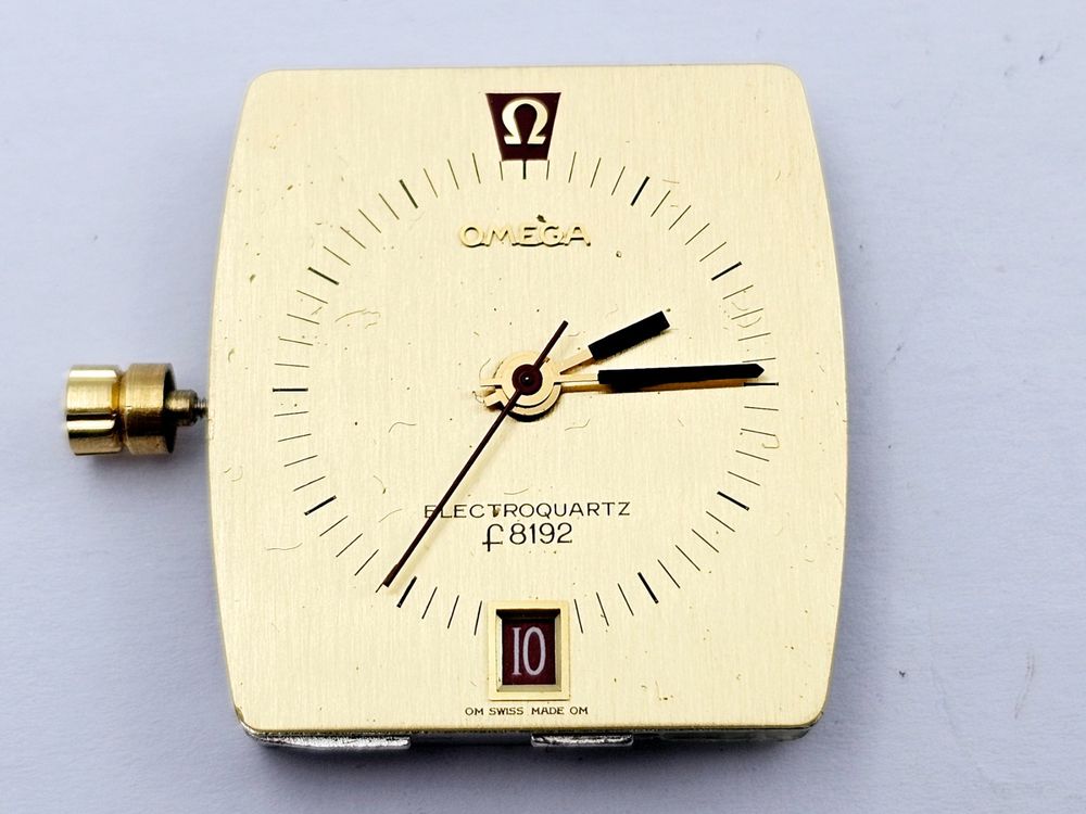 Omega Kal. 1300 Beta 21 Uhrwerk mit 18K Gold Zifferblatt (Gebraucht) in ...