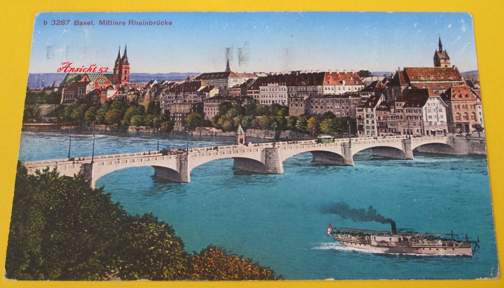 Basel Mittlere Rheinbrücke BS | Kaufen auf Ricardo