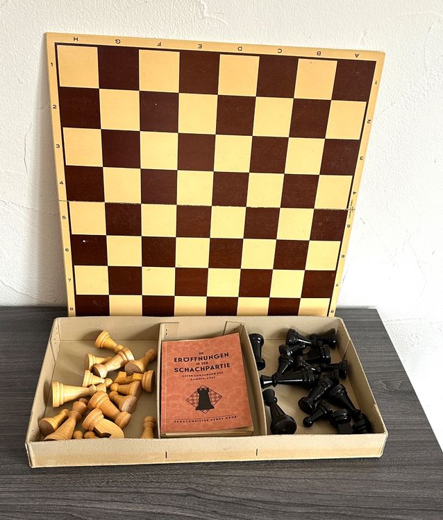 Schachspiel Antik Grob Zürich, Henry Grob Schachweltmeister (Gebraucht ...