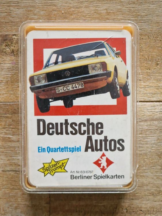 Deutsche Autos Quartett - Berliner Spielkarten 1975 (Gebraucht) in ...