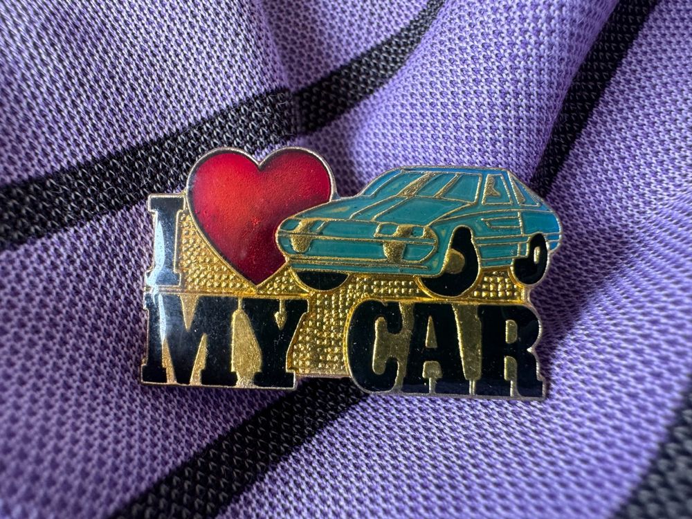 Vintage pins pin I love my car (Gebraucht) in Neuchâtel für CHF 1 – mit ...