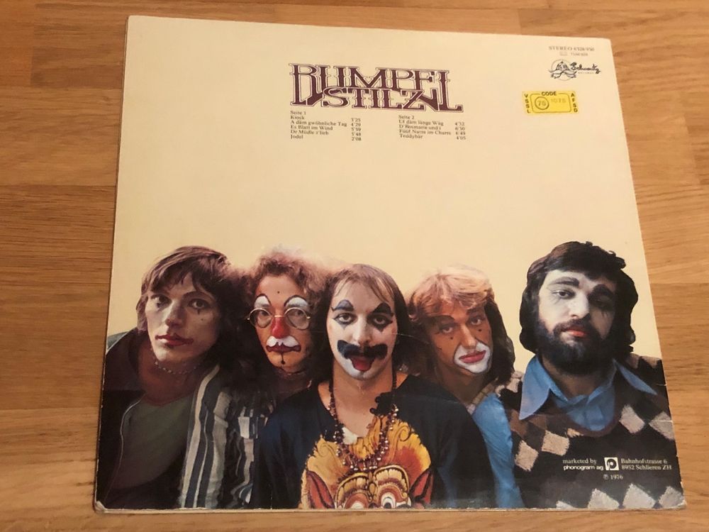 Rumpelstilz 1976 Füüf Narre im Charre (Gebraucht) in Faulensee für CHF ...