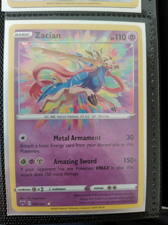 Zacian Amazing Rare - Pokemon Englisch (Gebraucht) in Altstätten SG für ...