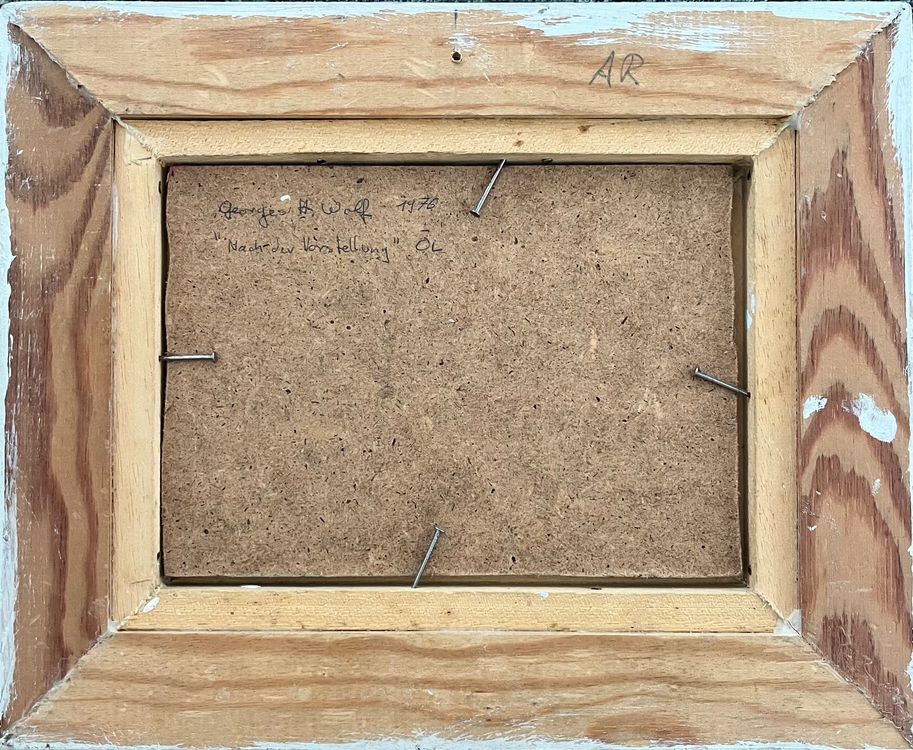 Georges H. Wolf - „Nach der Vorstellung“ Gemälde | Kaufen auf Ricardo