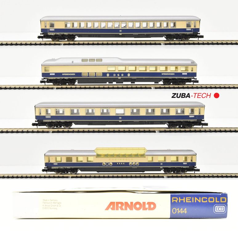 Arnold 0144 Schnellzugwagen-Set 4tlg Rheingold DB Spur N OVP (Gebraucht) in St. Gallen für CHF ...