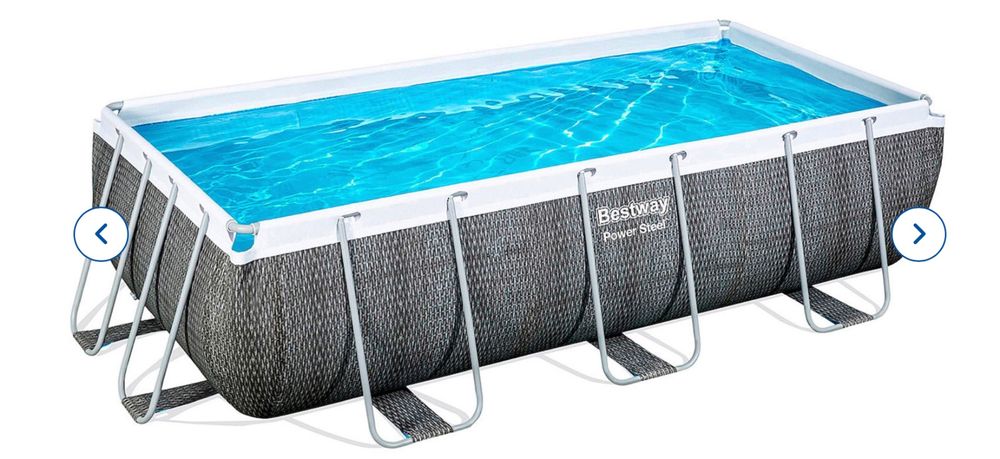 Bestway Power Steel Pool 4x2m grau Gebraucht (Gebraucht) in für CHF 106 ...