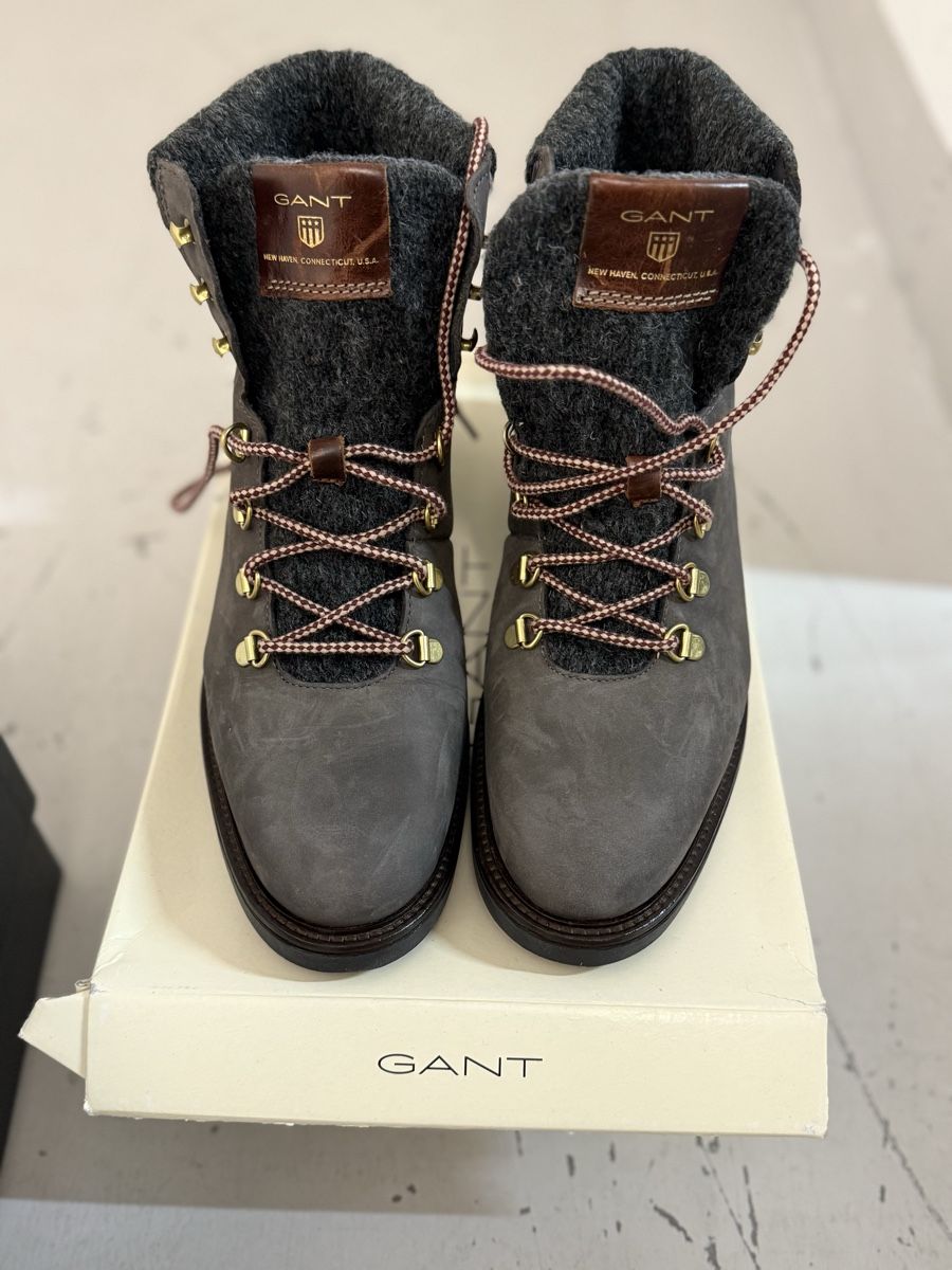 GANT Ashley Winter Boots, Grau Nubuk+Wolle, Grösse 40 (Gebraucht) in ...