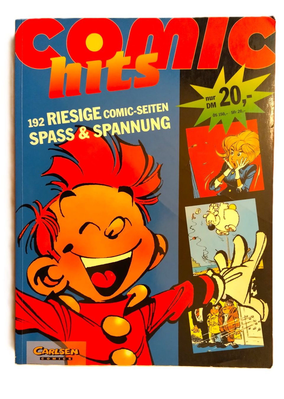 Comic Hits, Carlsen Comics, 192 Seiten / Spirou, Gaston u.a. (Gebraucht ...