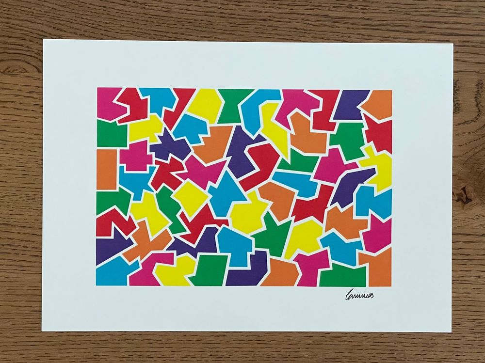 Rainbow Maze M - pop art, contemporary art, fine art | Kaufen auf Ricardo