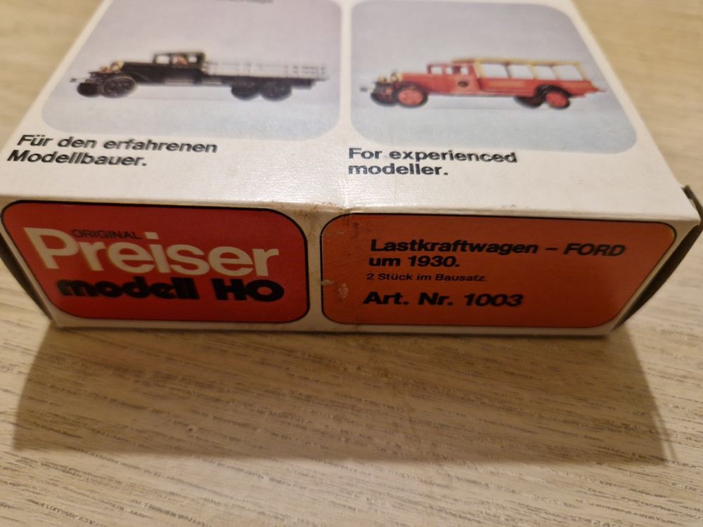 Preiser 1003 Ford-Truck 1930 H0 OVP NEU | Kaufen auf Ricardo