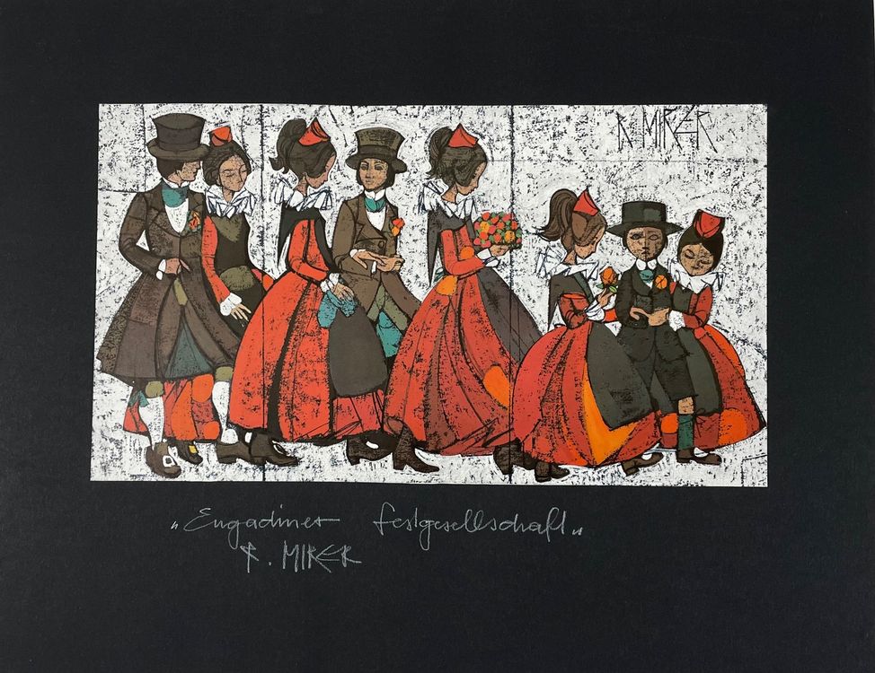 Rudolf Mirer (1937) Grafik Handsigniert (Gebraucht) in Root für CHF 60 – mit Lieferung auf ...