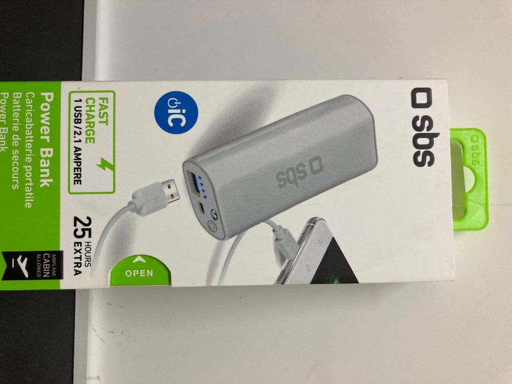 Neu SBS Power Bank 5.000mAh (1x) (Neu und originalverpackt) in Inwil ...
