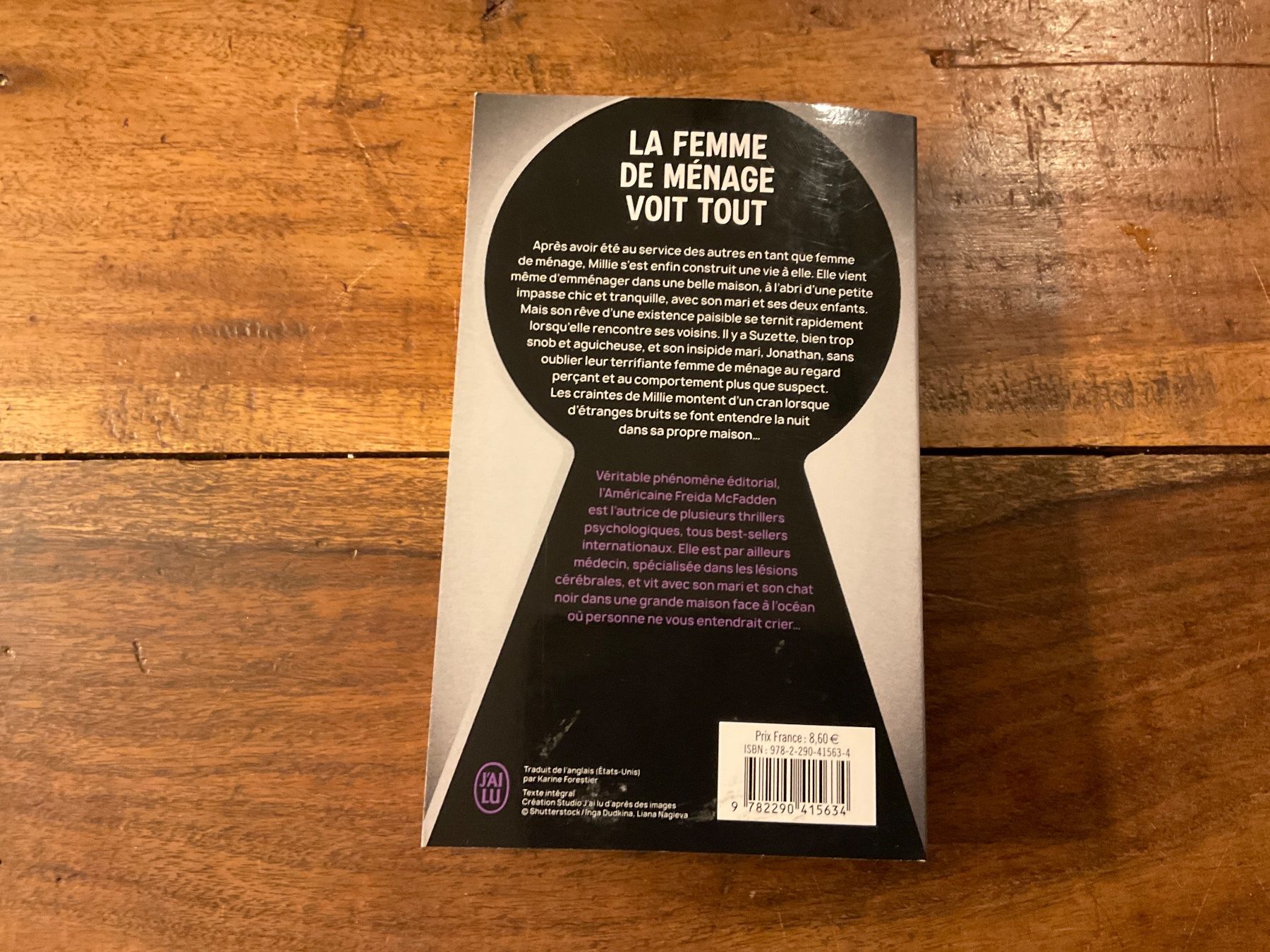 La femme de ménage voit tout-Freida Mcfadden-roman (D'occasion) à ...