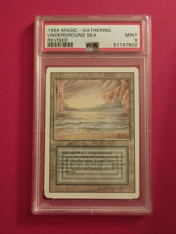 UNIQUE! MTG Revised Dual Land Set 10 Cards All graded PSA 9 (Gebraucht ...