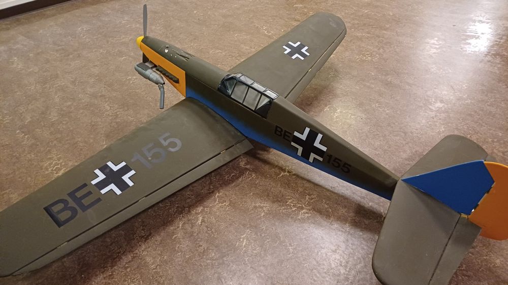 RC Modell Flugzeug Messerschmitt Balsa 180cm | Kaufen auf Ricardo