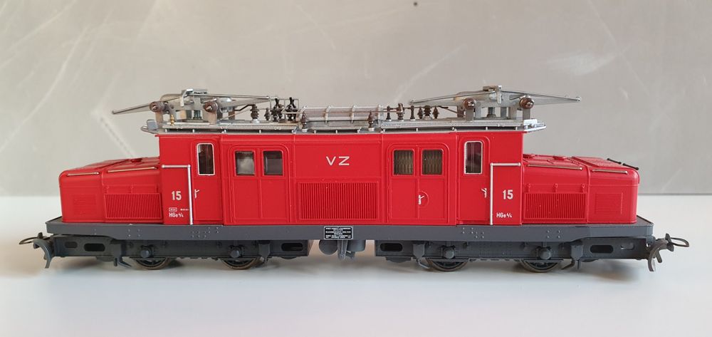 BEMO H0m 1253 535 BVZ HGe 4/4 15 "Krokodil", Digital (Neu (gemäss Beschreibung)) in Salez für ...