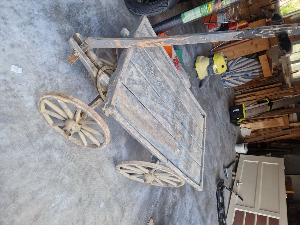 Ancienne charrette à bras rustique en bois (Gebraucht) in vevey für CHF ...