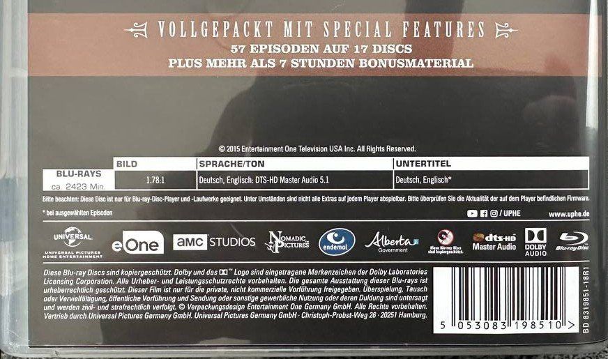 Hell on Wheels - Die komplette Serie - Blu-Ray - Neu! (Gebraucht) in ...