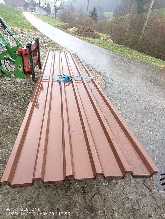 Blech Dachblech Trapezblech Wellblech (Gebraucht) in für CHF 560 – nur ...