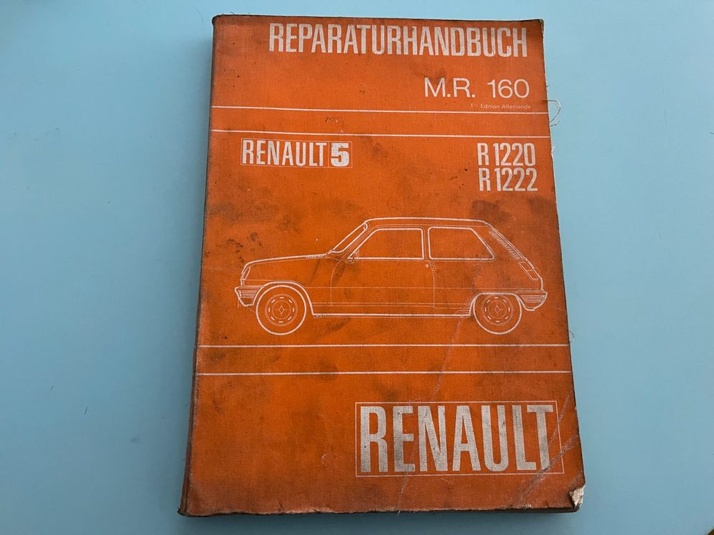 Oldtimer Renault 5 / R1220 -R1222 Reparatur-Handbuch | Kaufen auf Ricardo