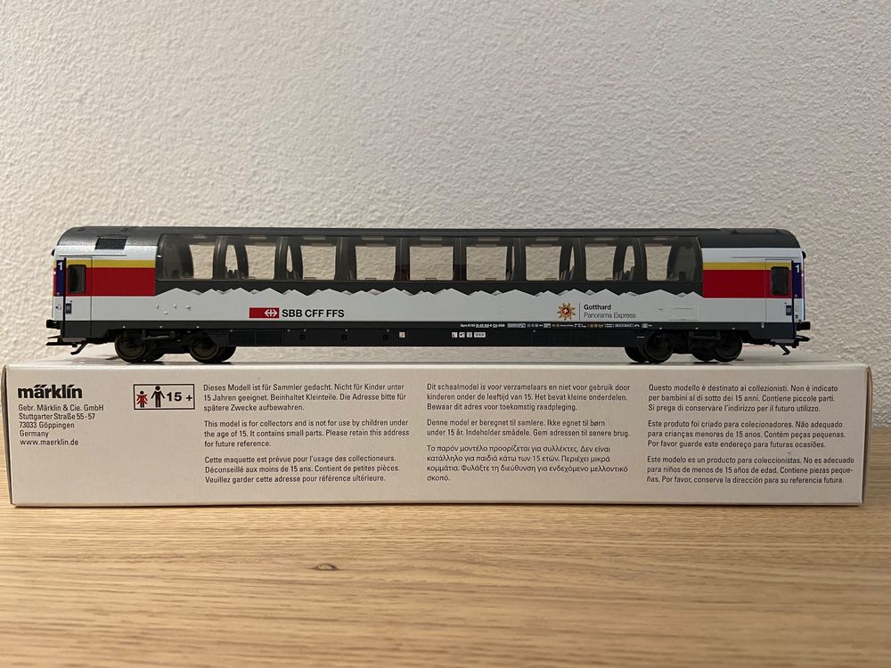 Märklin 43650-02 - Gotthard Panorama Express-Wagen | Kaufen auf Ricardo