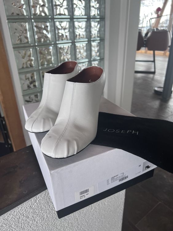 Joseph white leather mules / clogs 38 NEU! (Neu und originalverpackt ...