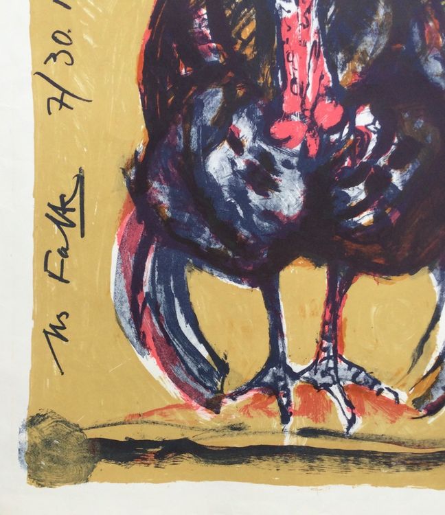 Hans FALK (1918-2002) Grosse Litho Plakat | Kaufen auf Ricardo