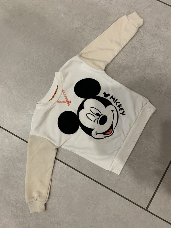 Süsser Mickey Mouse Pullover Gr. 86 (Gebraucht) in Lengnau BE für CHF 5 ...
