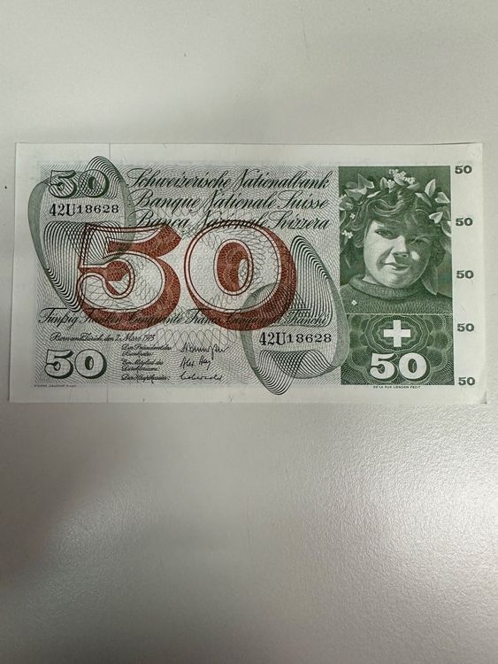 Antike CHF 50 und CHF 100 Schweizer Banknoten | Kaufen auf Ricardo