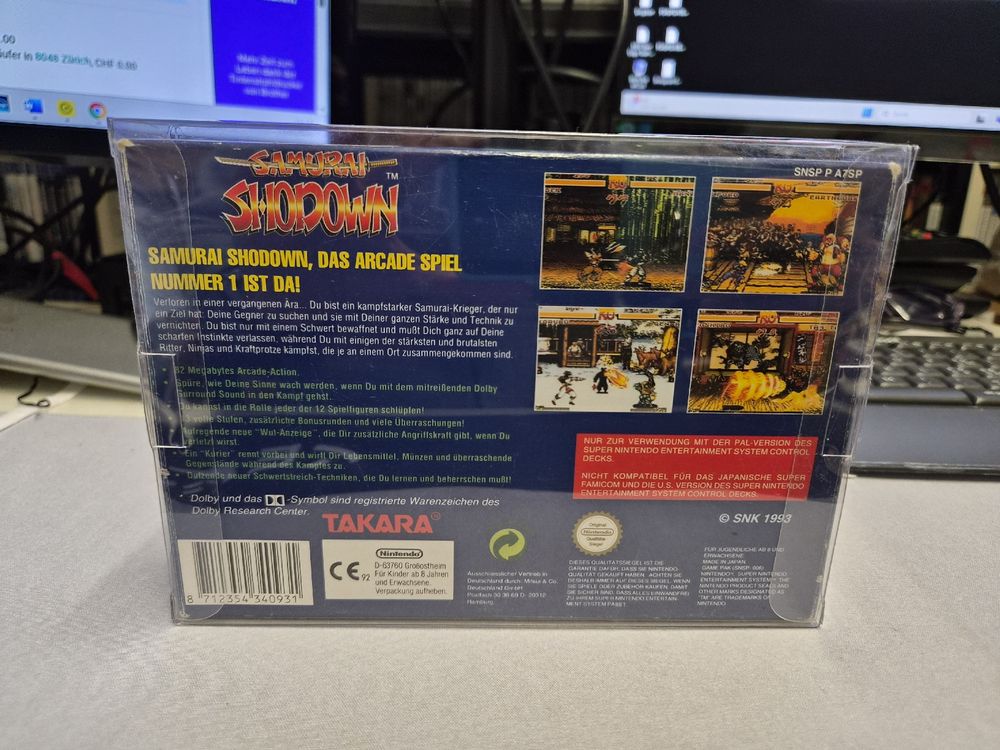 Samurai Shodown Super Nintendo SNES PAL - Komplett! (Gebraucht) in Zürich für CHF 39.9 – mit ...