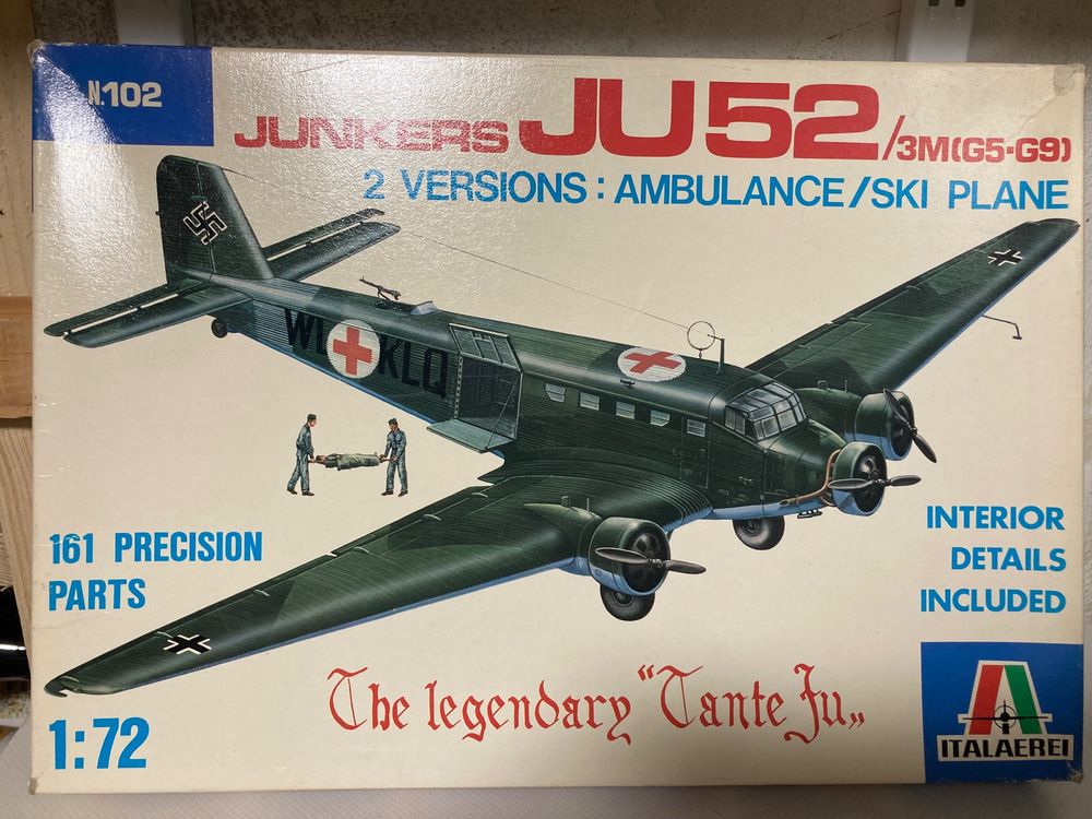 The legendary "Tante Ju" /JU52/3M(G5-G9) von Italaerei (Neu (gemäss Beschreibung)) in ...