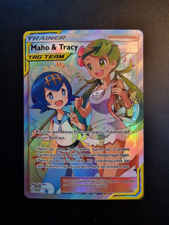 MAHO & TRACY TRAINER POKEMONKARTE | Kaufen auf Ricardo