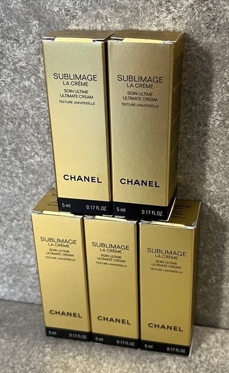 CHANEL SUBLIMAGE LA CRÈME TEXTURE UNIVERSELLE: 5 x 5ml Set | Kaufen auf ...
