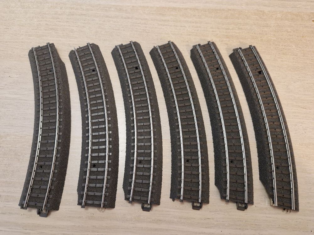 Märklin 6 x 24130 Gebogenes gleis C H0 (2) | Kaufen auf Ricardo