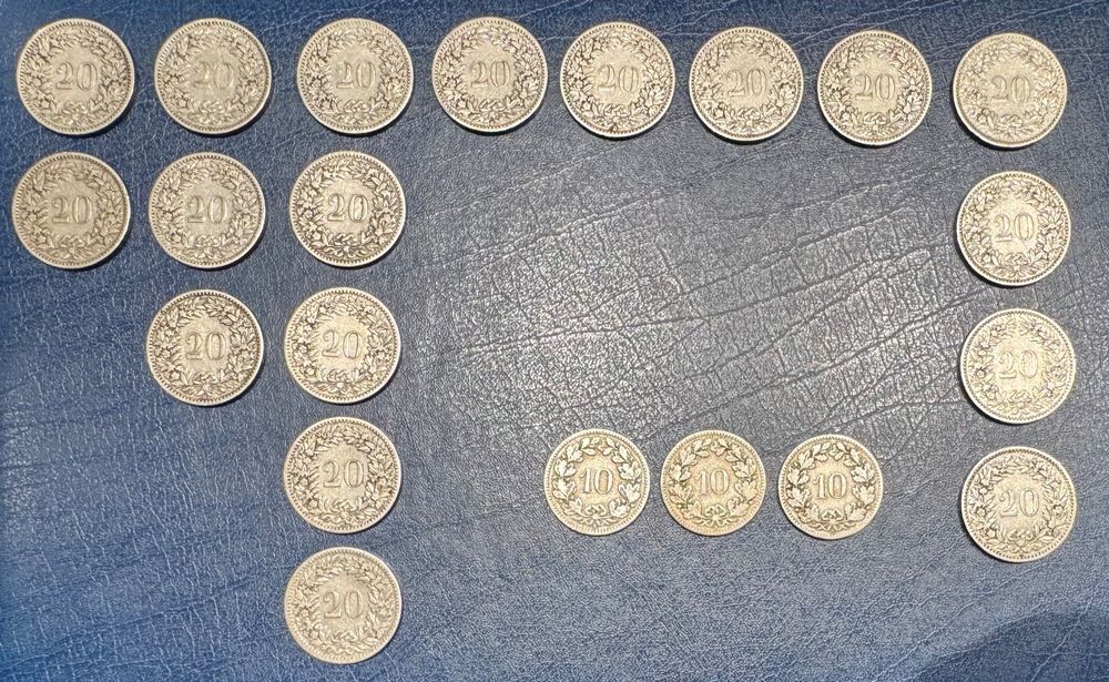 10 & 20 Rappen 1883-1897 🇨🇭 ab 1 Chf! (Gebraucht) in Ebikon für CHF 1 ...