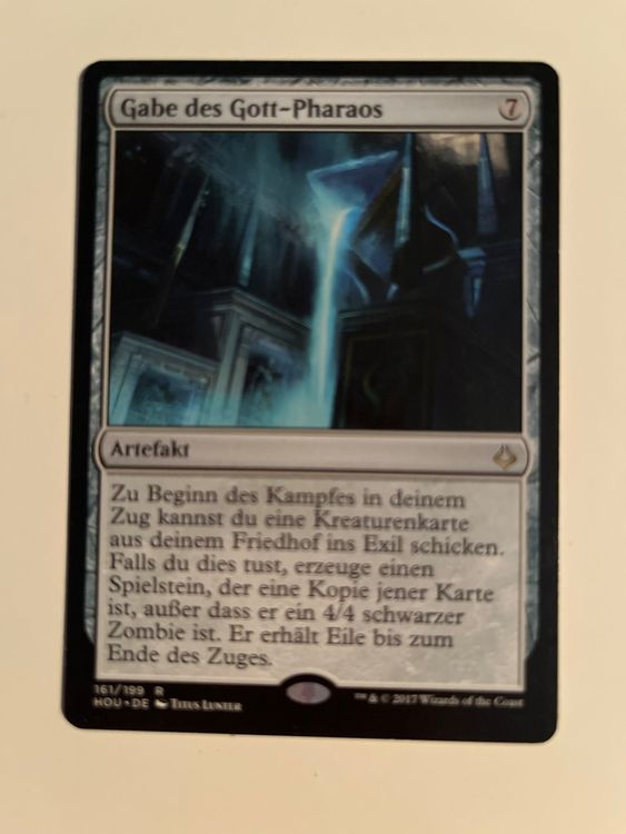 1 x Gabe des Gott-Pharaos - Magic: The Gathering - MtG (Gebraucht) in ...
