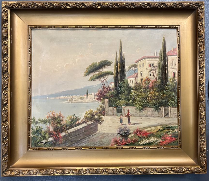 TORETTI PIETRO (1888- 1927) original Gemälde Öl a. Lwd. (Gebraucht) in ...