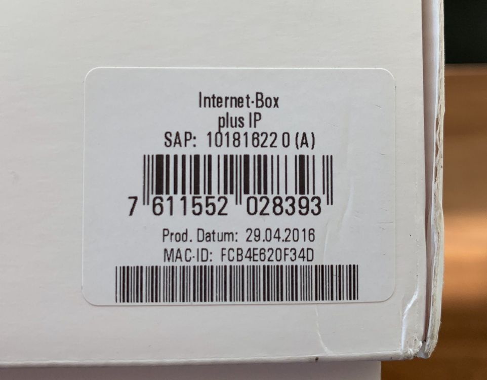 Router – Swisscom Internet Box Plus IP | Kaufen auf Ricardo