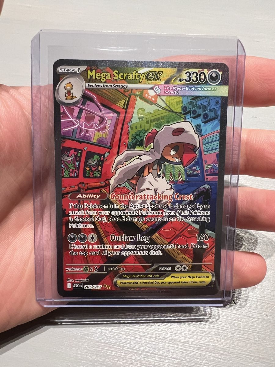 Mega Scrafty ex SIR 285/217 - Ascended Hereos (Neu (gemäss Beschreibung ...