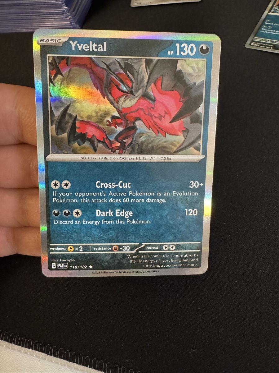 Yveltal 118/182 – Paradox Rift – Pokémon Karte – Englisch (Neu (gemäss ...