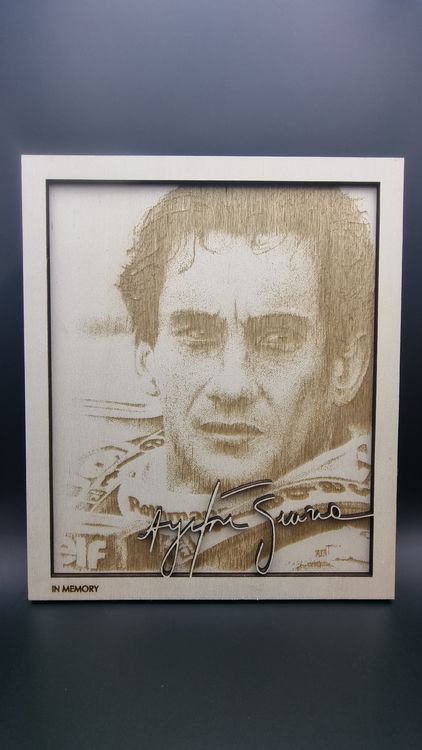 Ayrton Senna Gravur Bild (Neu (gemäss Beschreibung)) in Reinach BL für CHF 35 – mit Lieferung ...