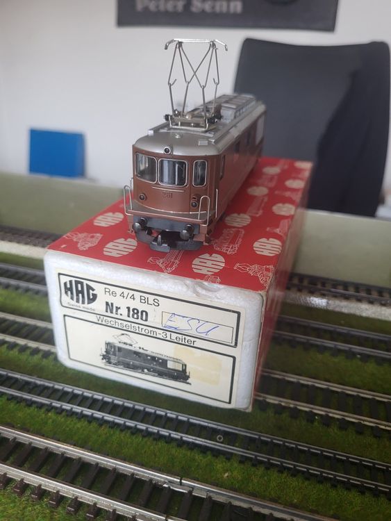 Hag 180 Re 4/4 BLS 261 ESU MFX V5 AC Digital | Kaufen auf Ricardo