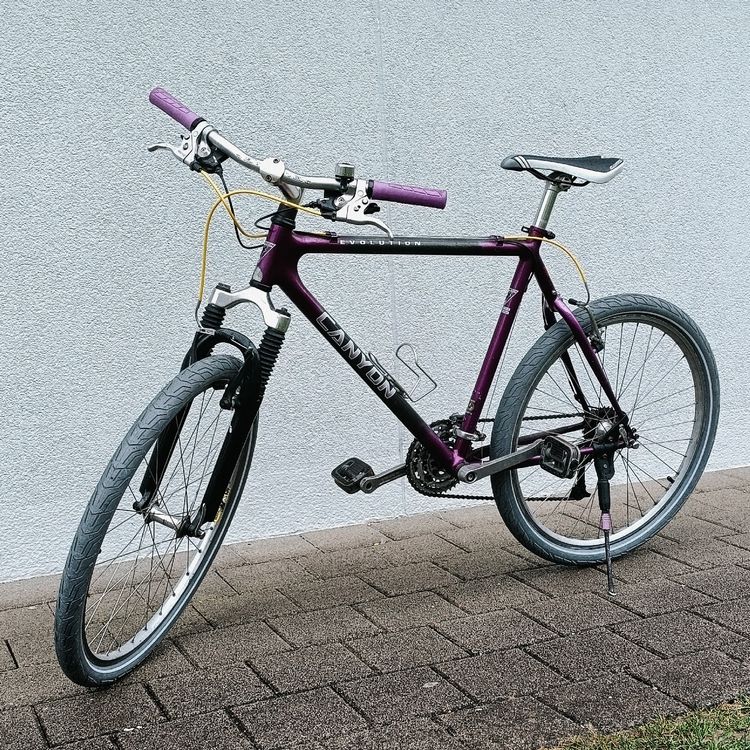 26 Zoll Canyon Retro Carbon Velo (Gebraucht) in Neuss für CHF 200 – mit ...