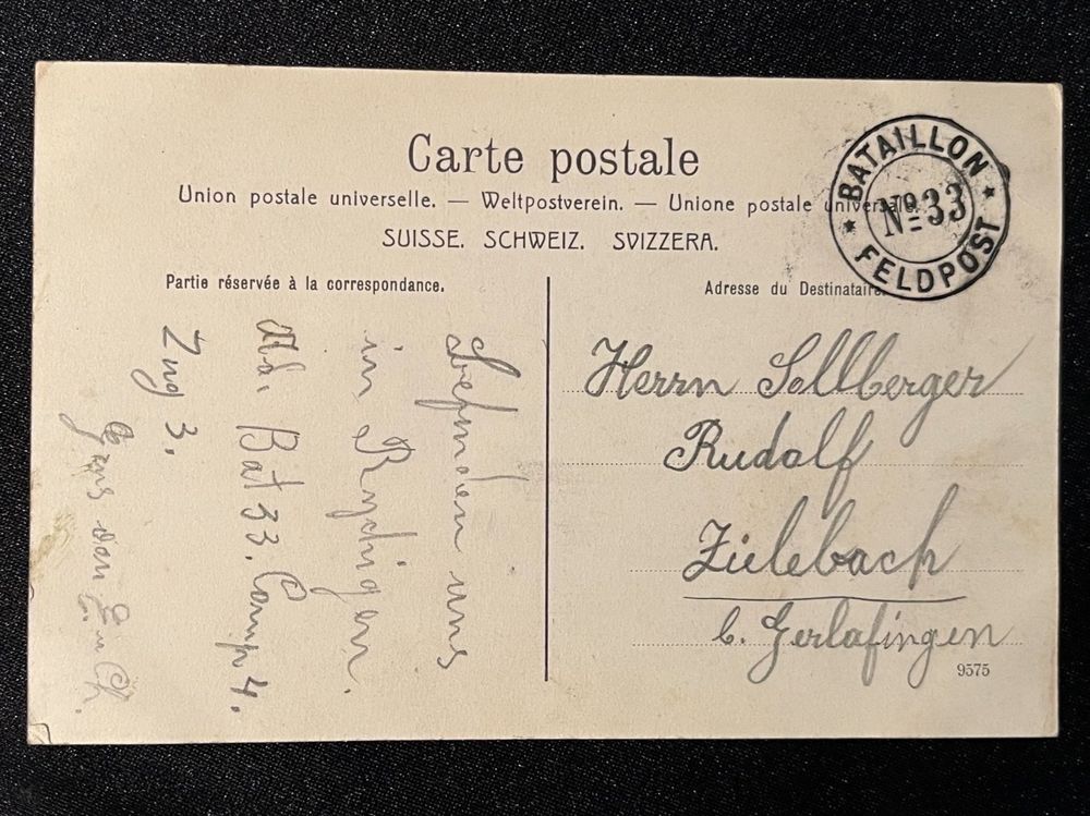 Alte Postkarte Gruss aus Rychigen | Kaufen auf Ricardo