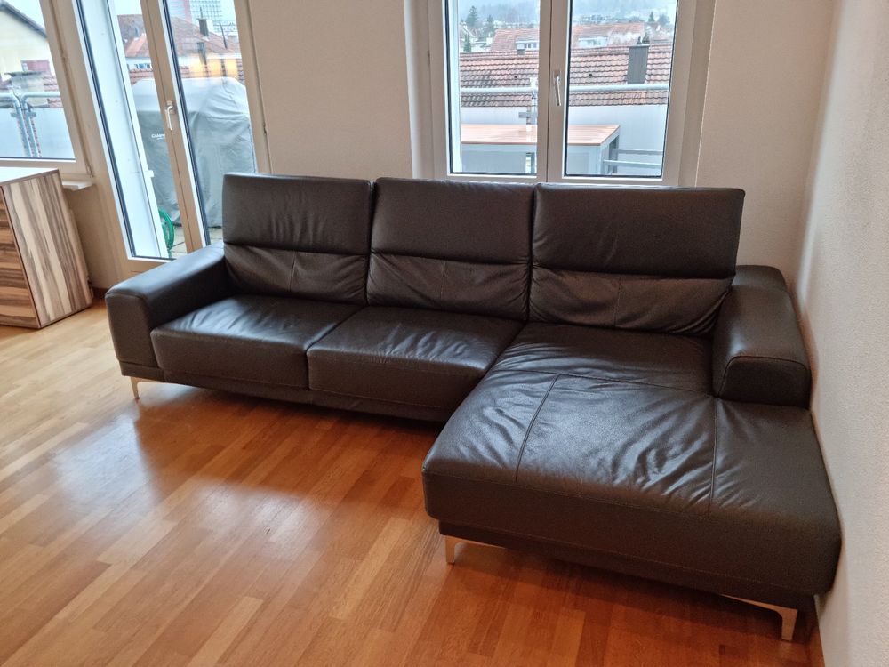 Wohnlandschaft aus Büffelleder (Echtleder) (Gebraucht) in Altnau für CHF 1 – nur Abholung auf ...