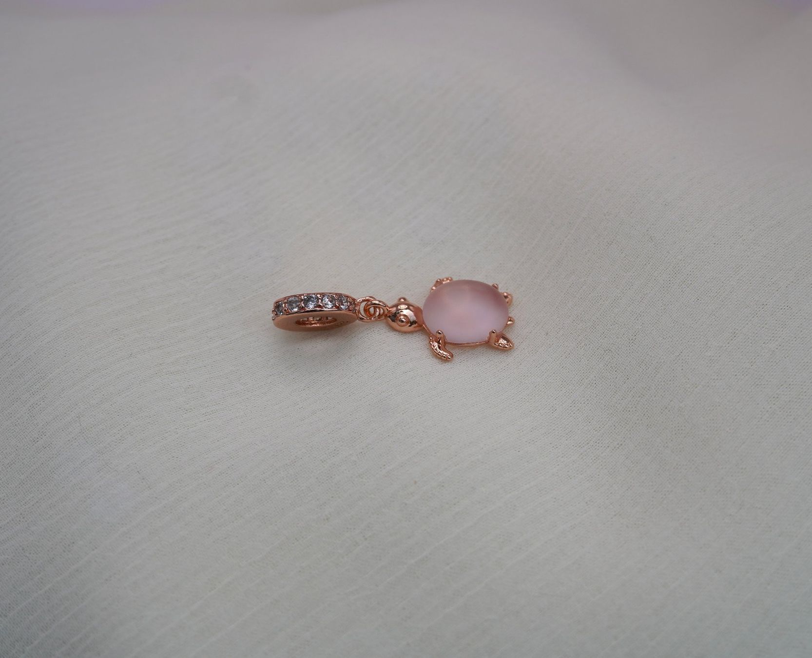 Charm "Schildkröte Rosé" zu Pandora 925 Silber (Neu (gemäss ...