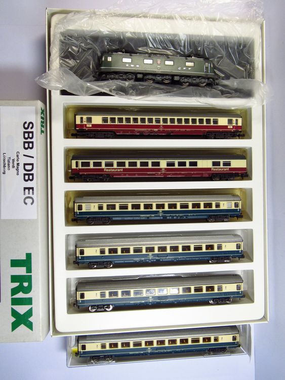 SBB/DB EC Startset 7-Teilig EP IV-V Re6/6 + 6 W. (Gebraucht) in ...