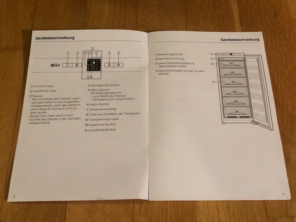 Tiefkühlschrank Miele FN 12221 S-1Energieeffizienz A++ (Gebraucht) in ...